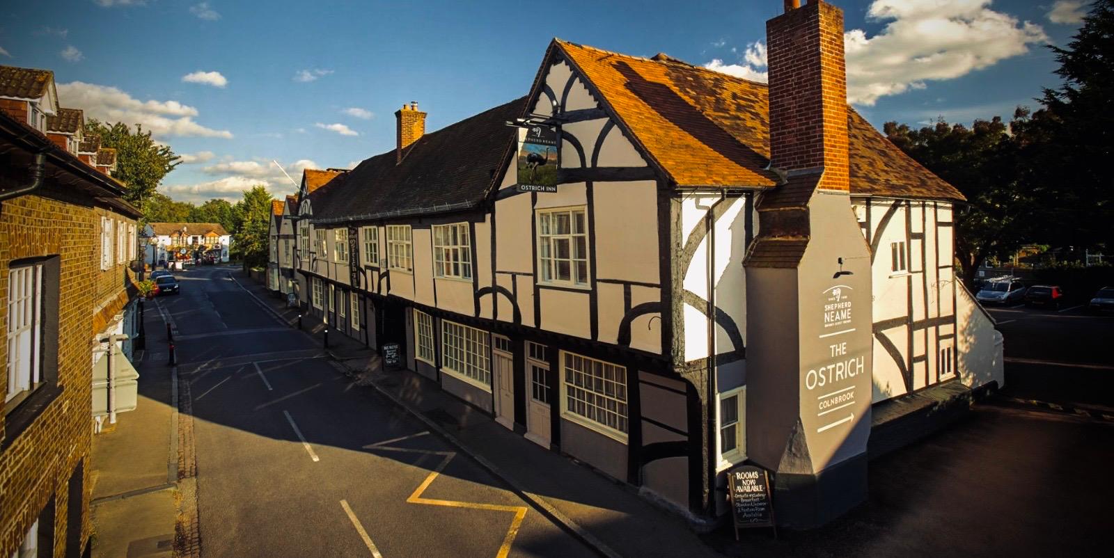 Ostrich Inn Colnbrook – Dating from 1106, the Ostrich near Heathrow ...